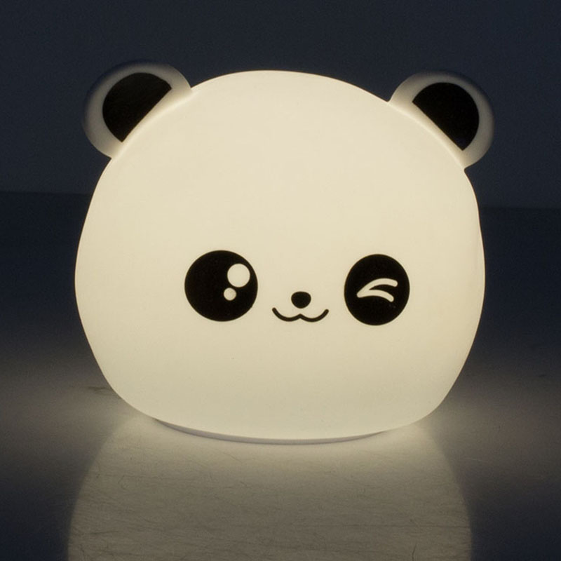 Detská LED lampa Panda s ovládačom | Margaretkashop - Darčeky za super ceny